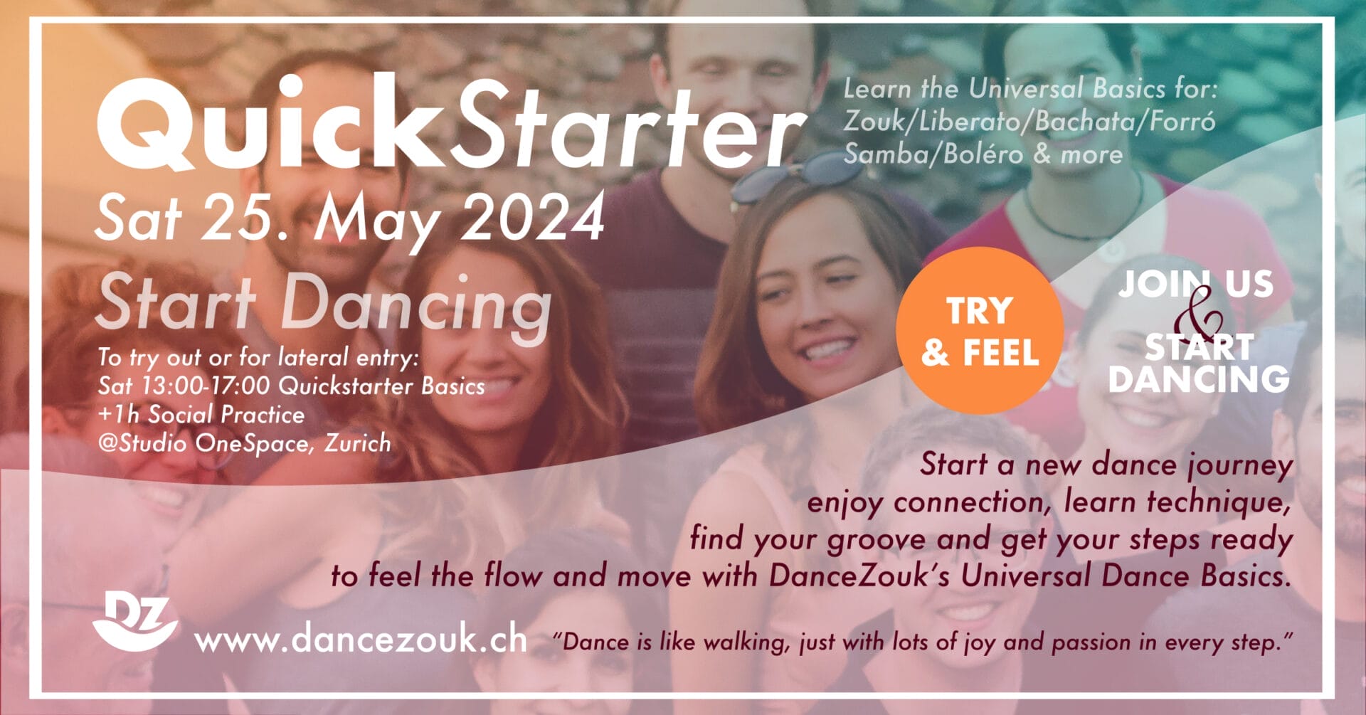 Quickstarter - 25. May 2024 - DanceZouk